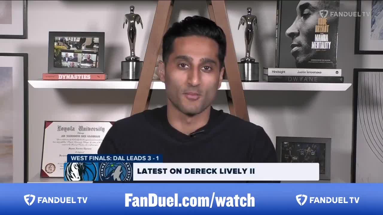 Watch [Charania] - “Dereck Lively will be a game-time decision tonight… It’s really trending ...