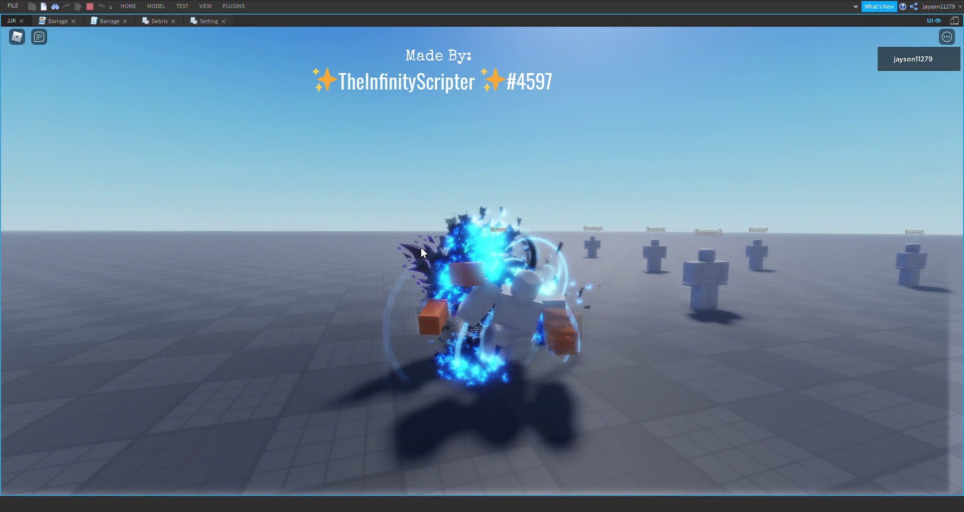 JJK - Cursed Energy Barrage Final