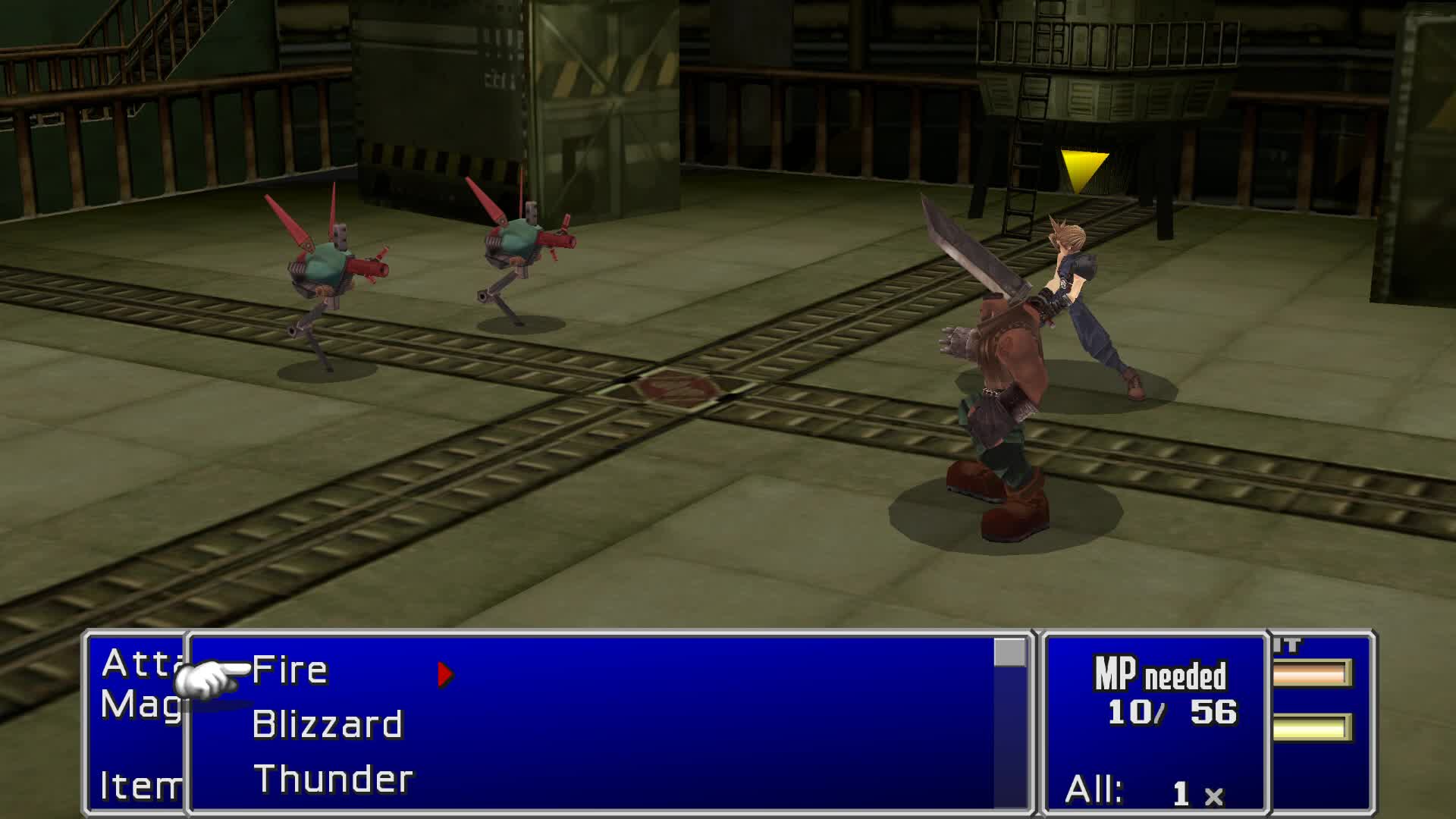 IFRIT FF7 interface tweaks - widescreen battle UI