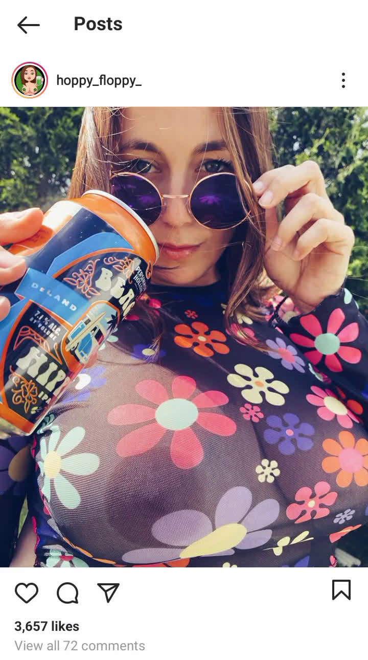 Hoppy floppy the beer lady