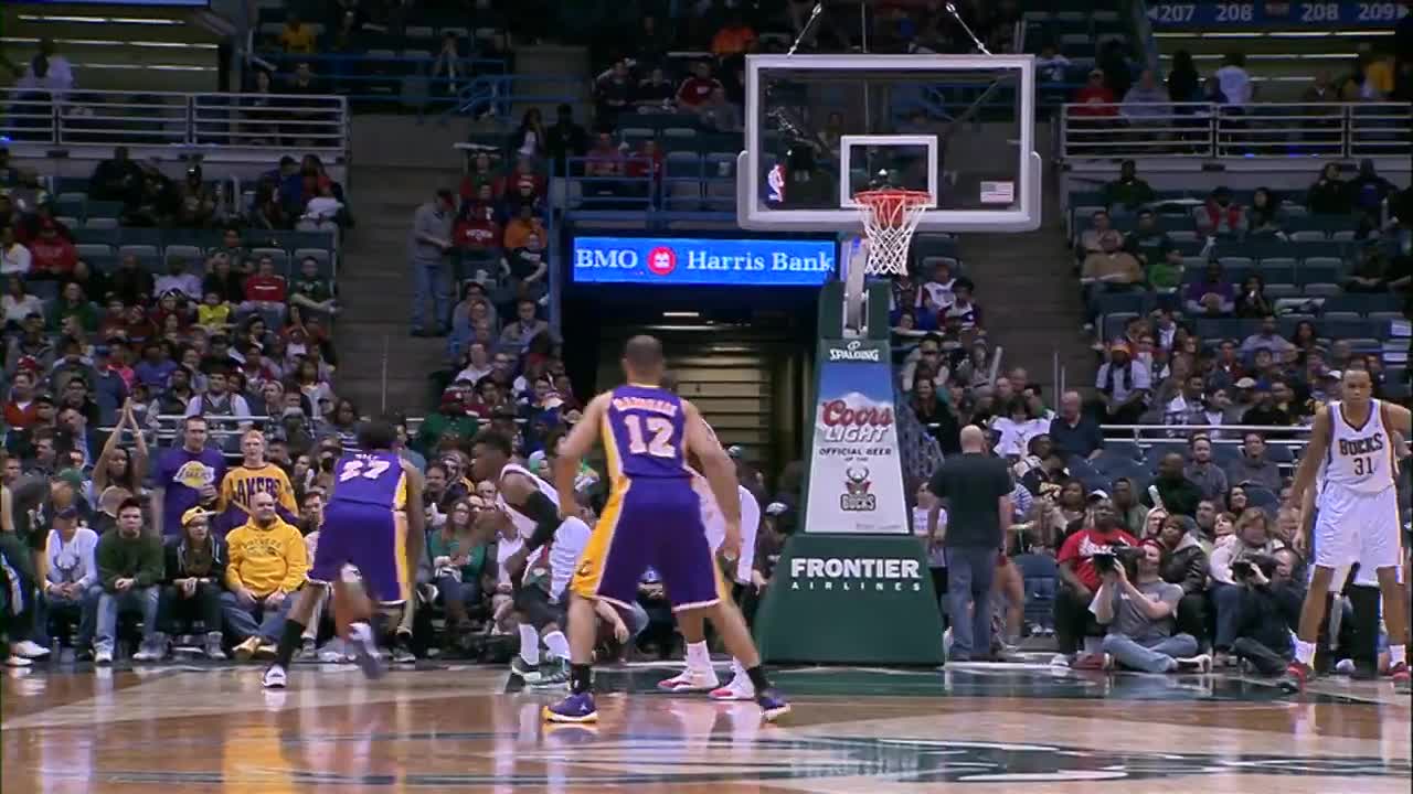 Watch Jordan Hill Makes the Dazzling Spin and Facial on Jeff Adrien | Streamable