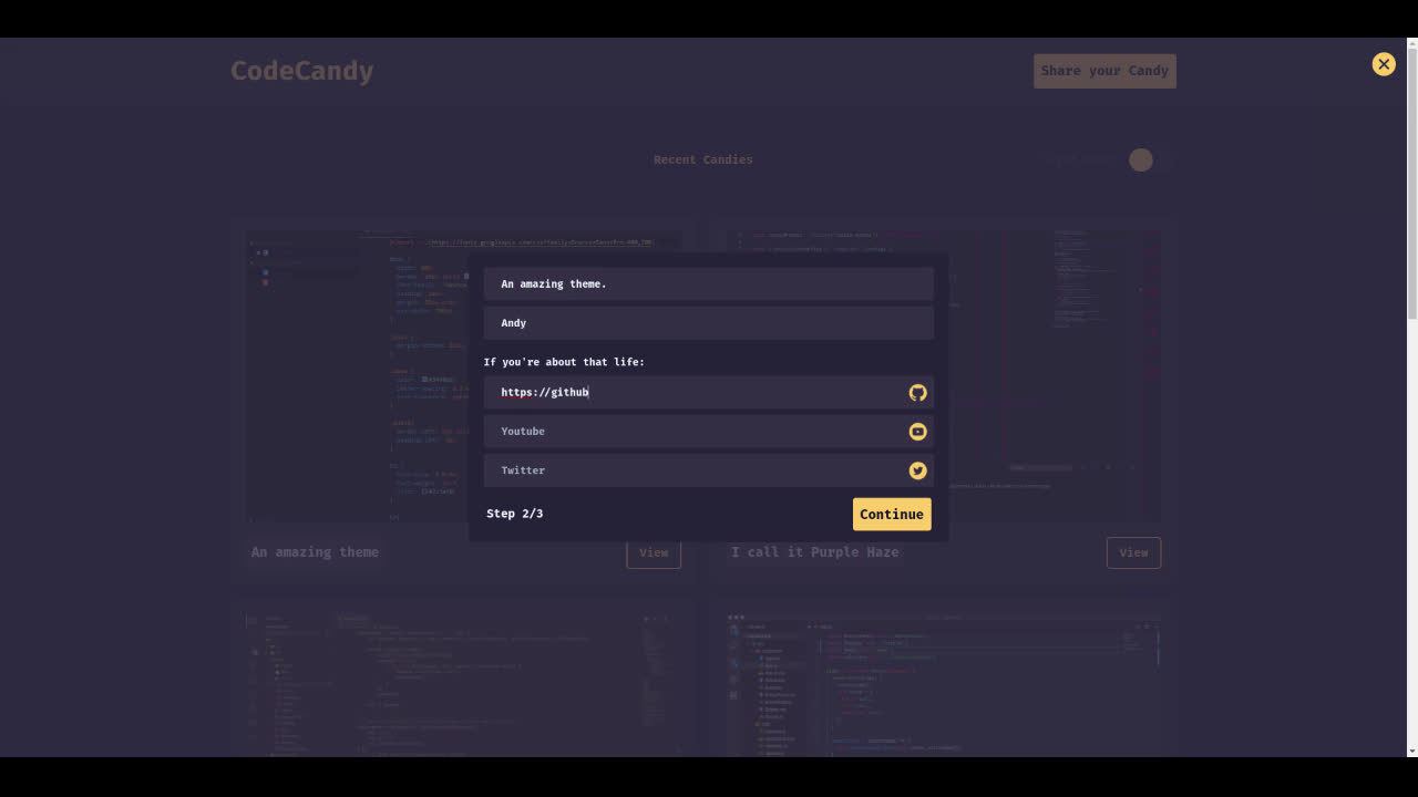 CodeCandy _ Share your VSCode theme & settings (1)