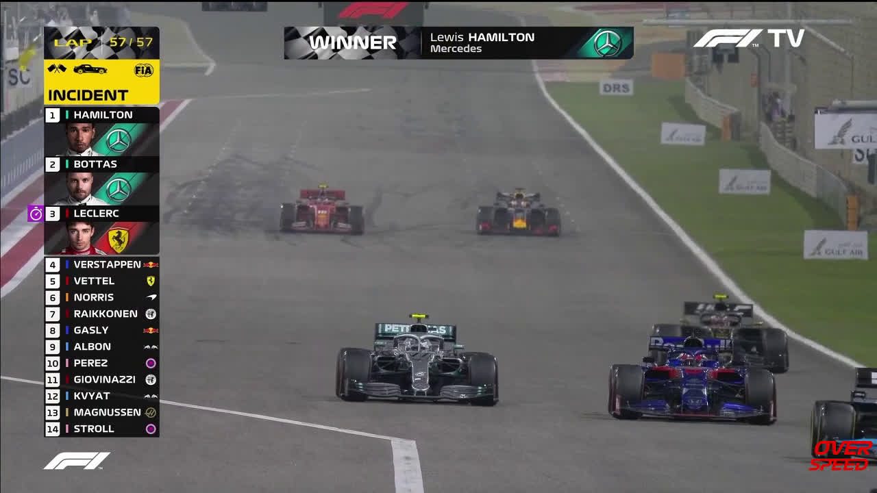 Leclerc takes his first podium