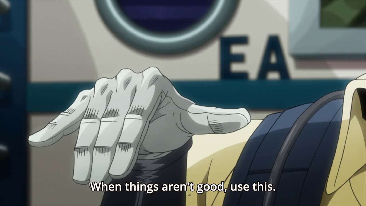 Polnareff hand signal