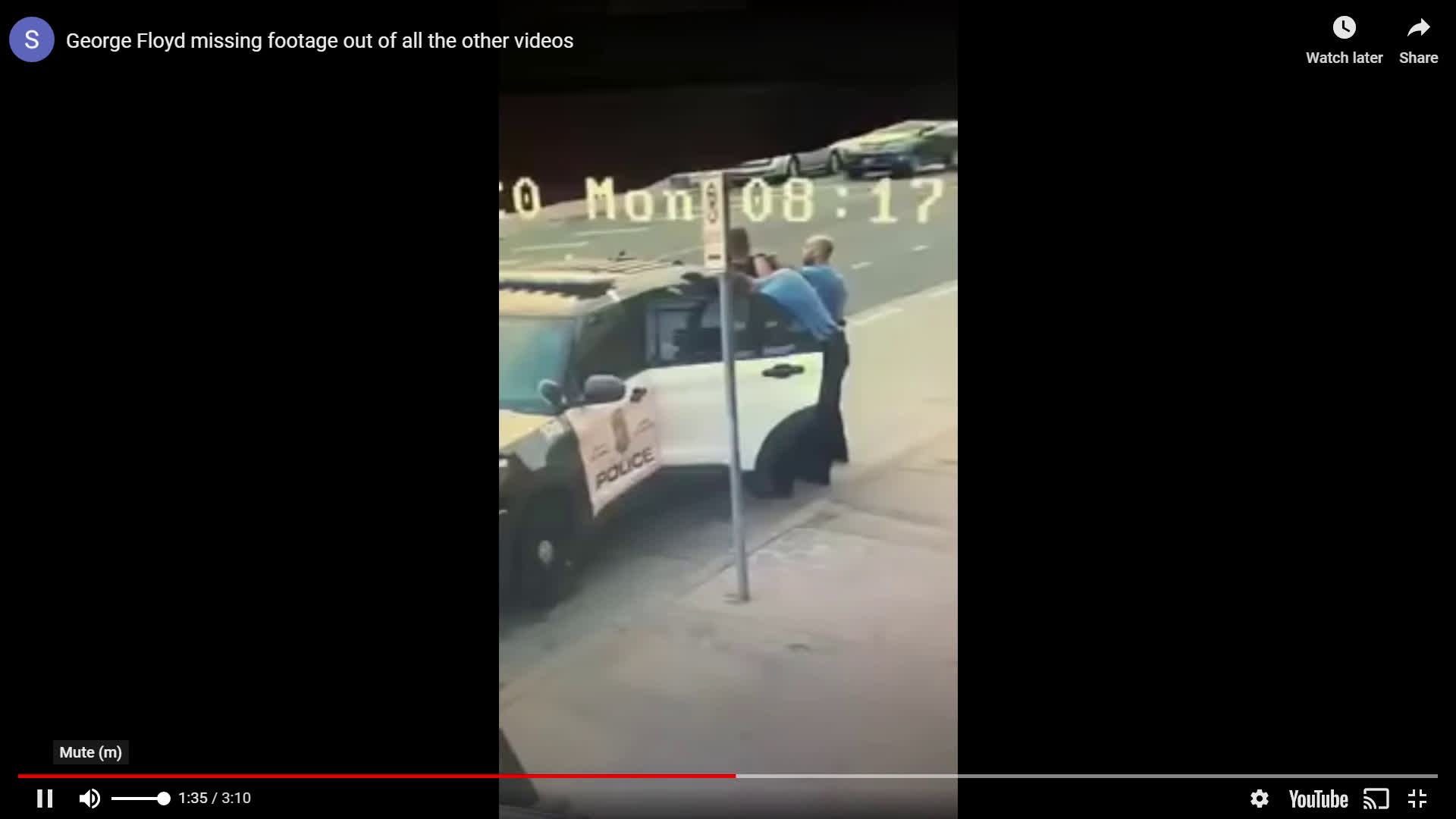 FOUND_ 3 minute video of George Floyd resisting that the media refused ...