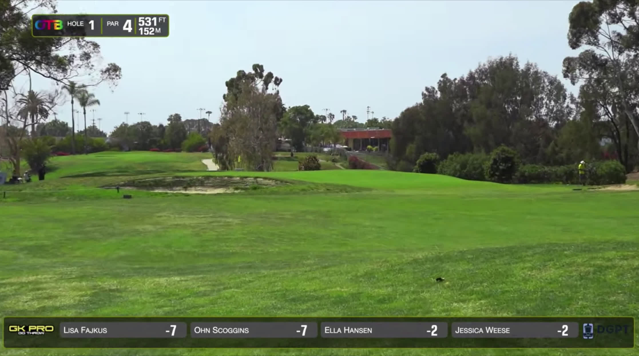 Lisa Fajkus approach hole 1 rnd 3 goat hill