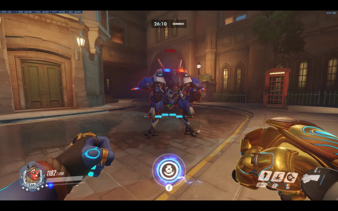 Dva call mech RP Bug from the back