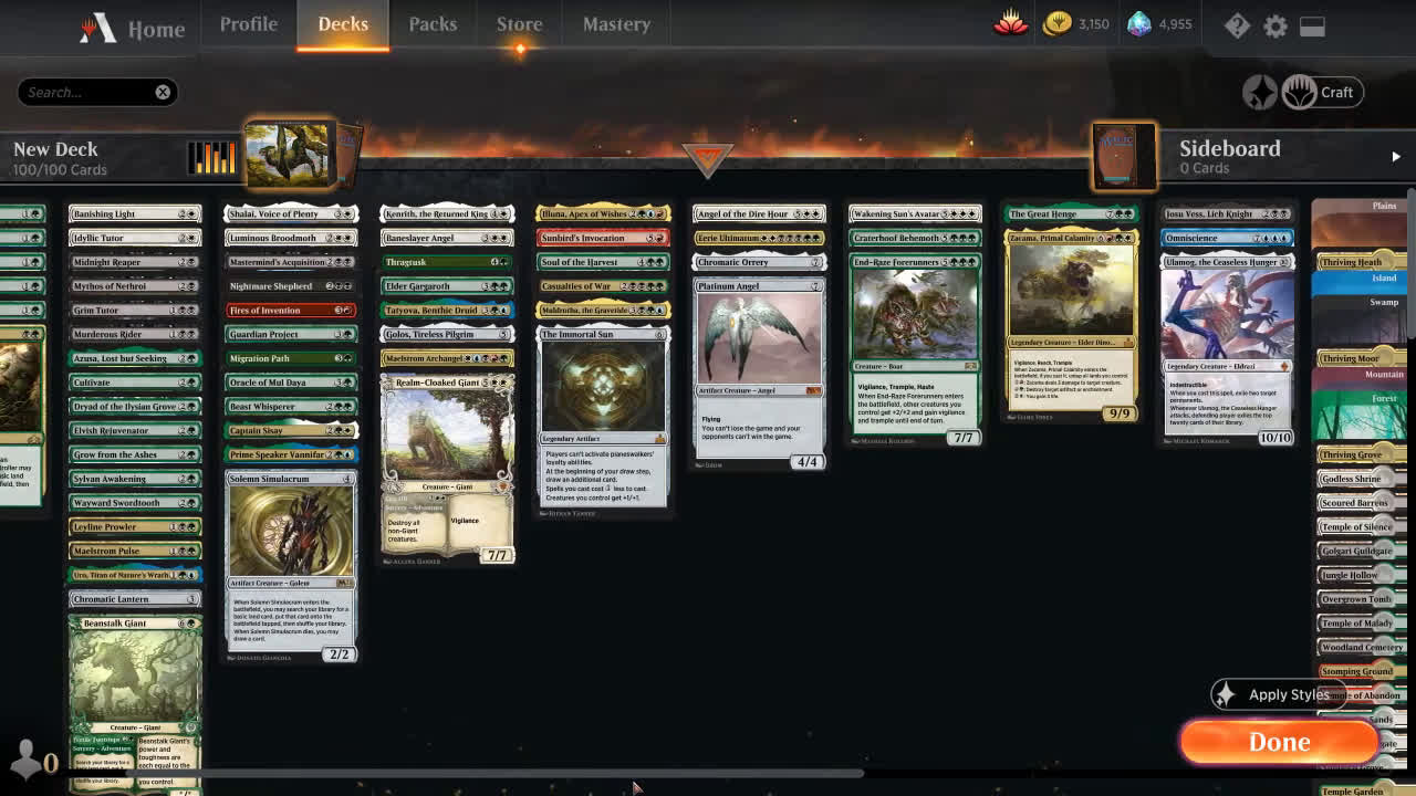 Super-singleton Deck