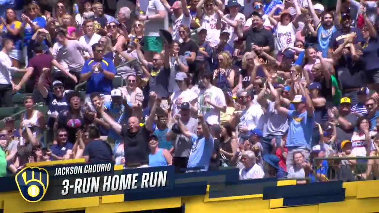 Watch Talkin’ Baseball - Jackson Chourio three-run shot for the lead! | Streamable