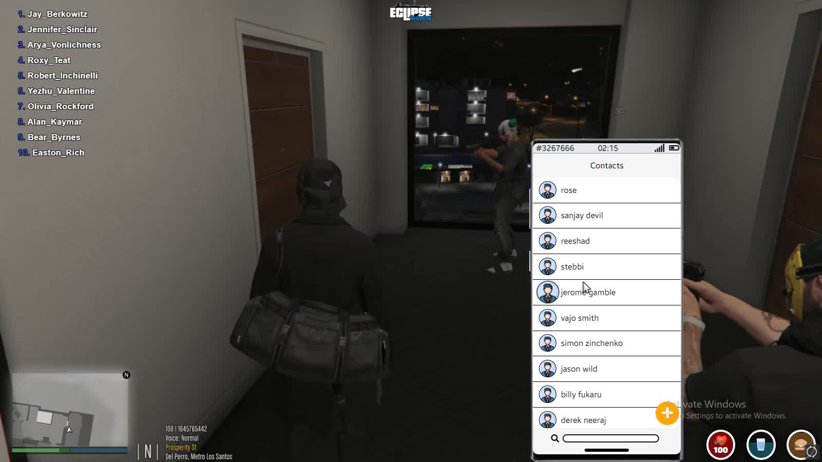 entering apartment 2