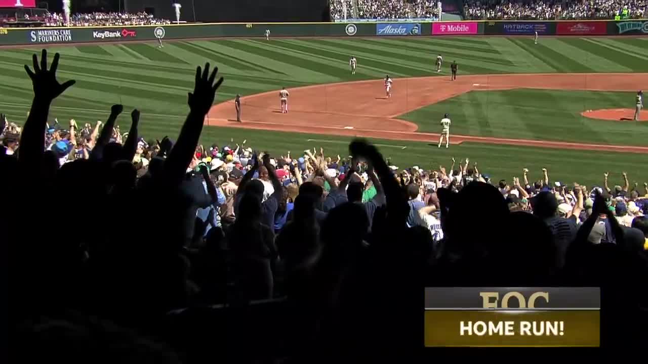 Watch MLB - A 109-MPH rocket off the bat of Julio Rodríguez! 🚀 | Streamable