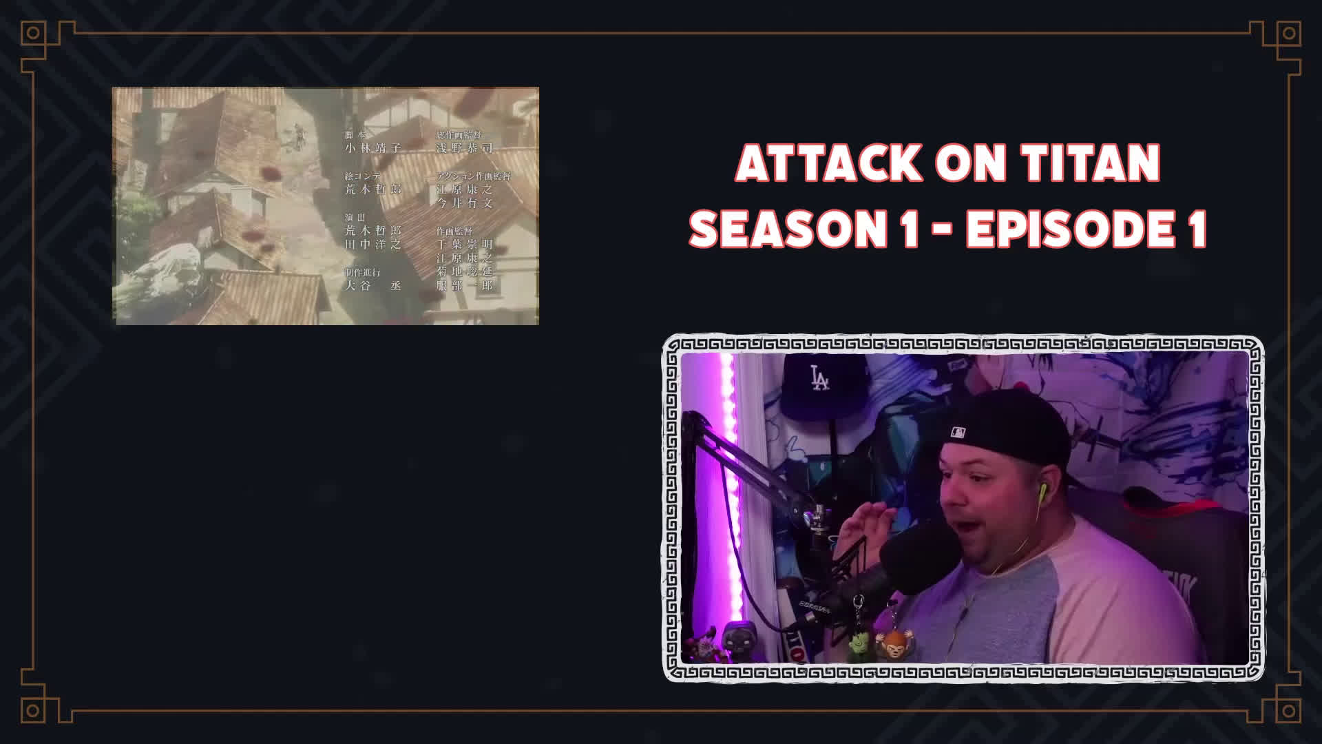 Attack on Titan Reaction Episode 1 and 2