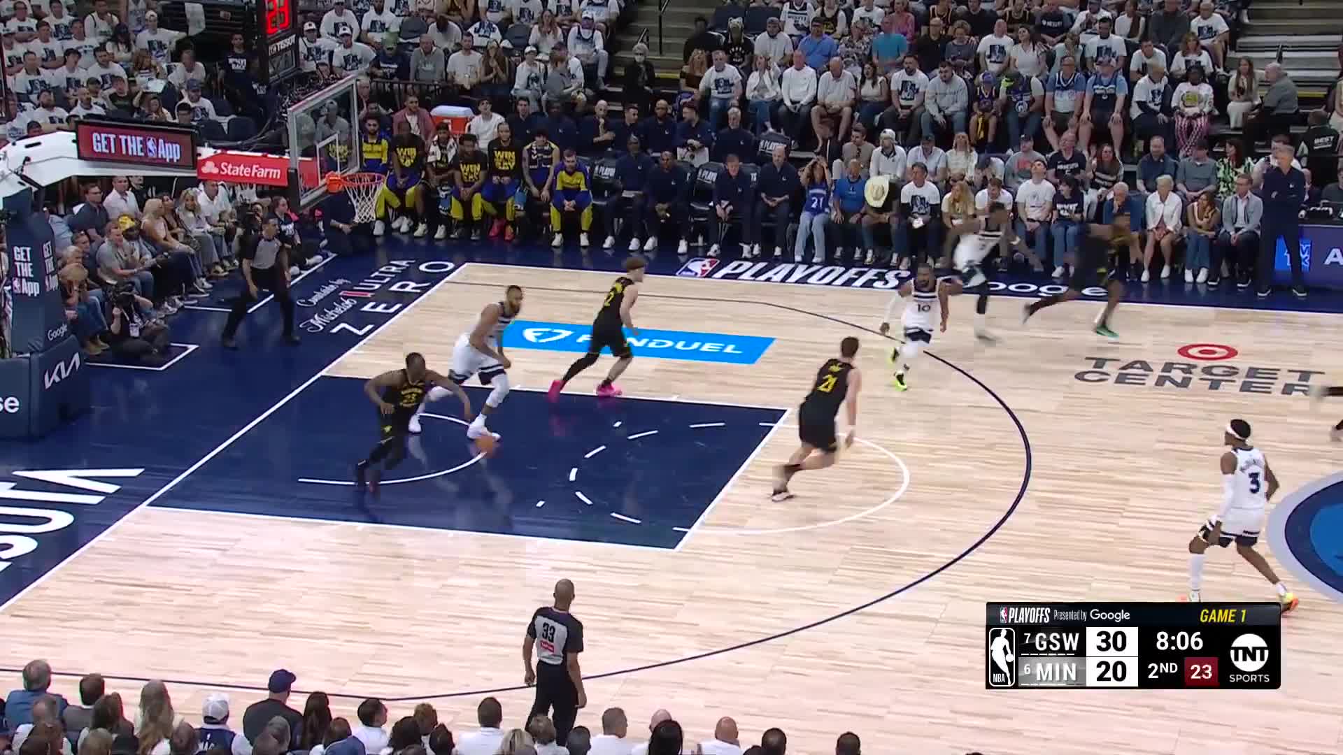 Watch NBA - 4 TRIPLES ALREADY FOR DRAYMOND 👌👌👌👌 Warriors leading in the 2Q on the road for Game ...