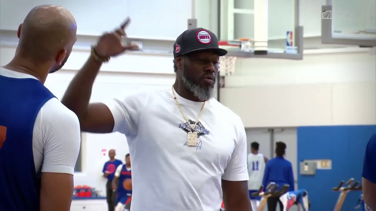 Julius Randle & Taj Gibson Learning Lessons From Ben Wallace