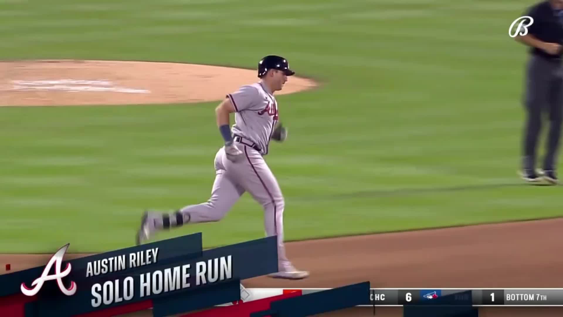 Watch Austin Riley's solo home run gives the Braves a 7-0 lead over the ...