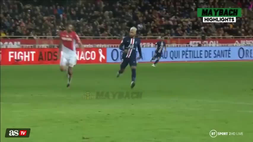 Watch El empujón de Maripán que hizo explotar a Neymar en Francia - AS ...