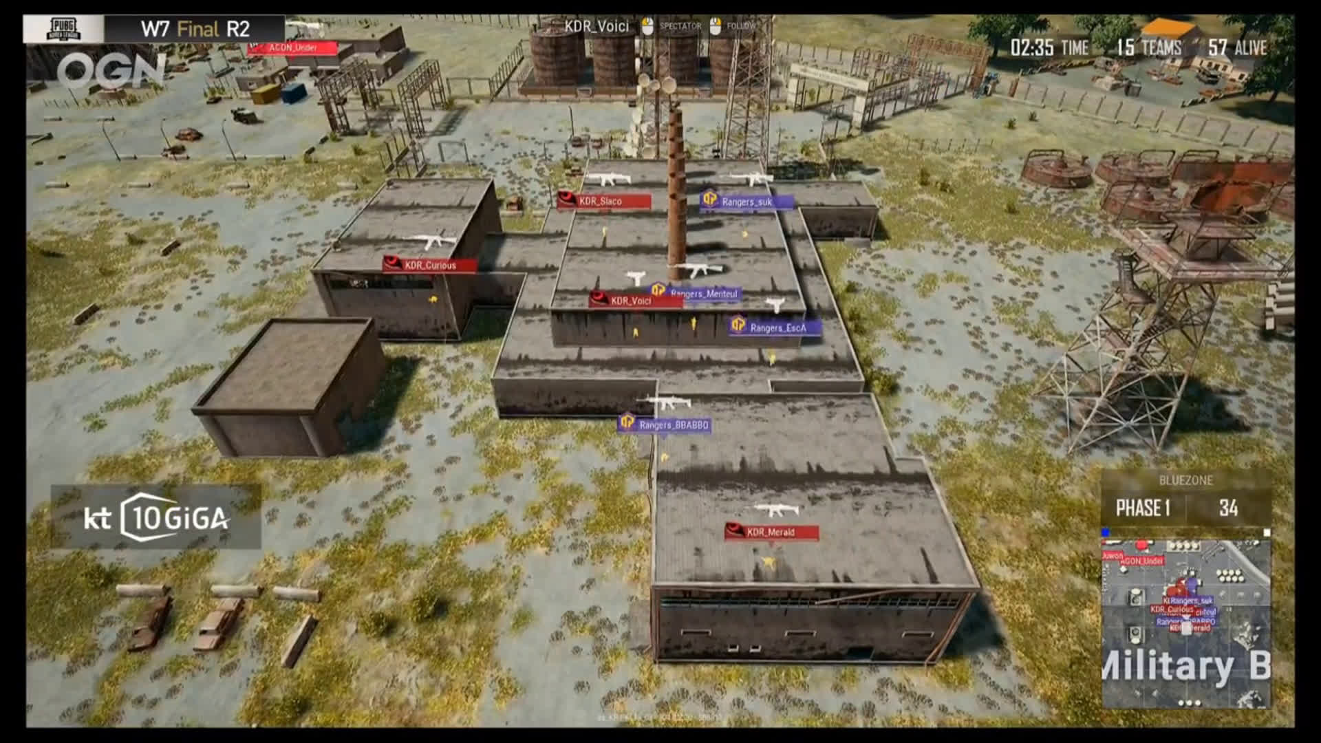 [OGN] #PUBG Korea League 2018 #2 Week7 Final Round 1~2 | PKL Settings insane start