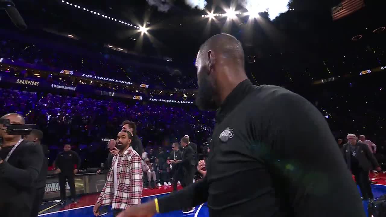 Lebron incredible cap throwing ability