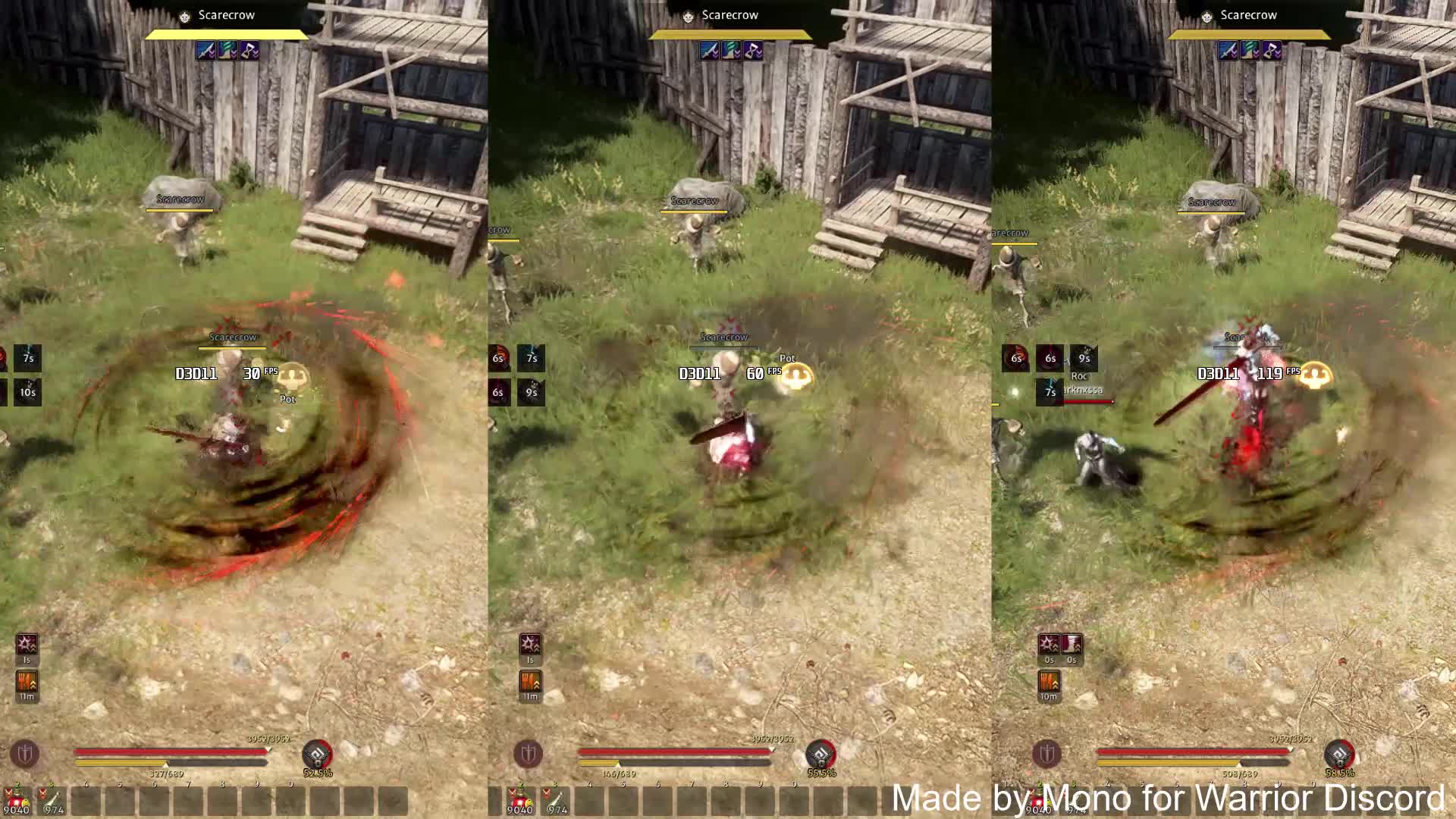 Watch Awakening Warrior FPS comparsion Post Reboot (no addons or ...