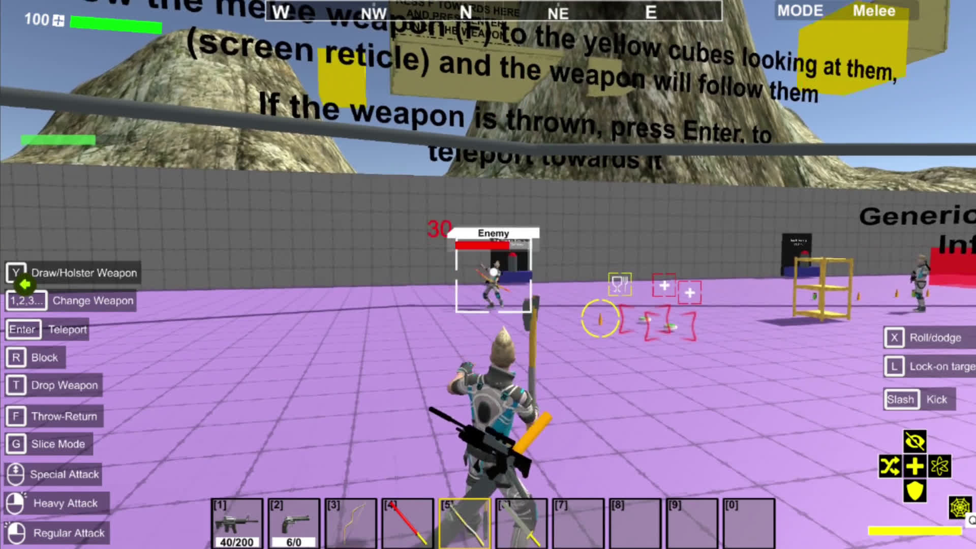 deflect projectiles on block with timing