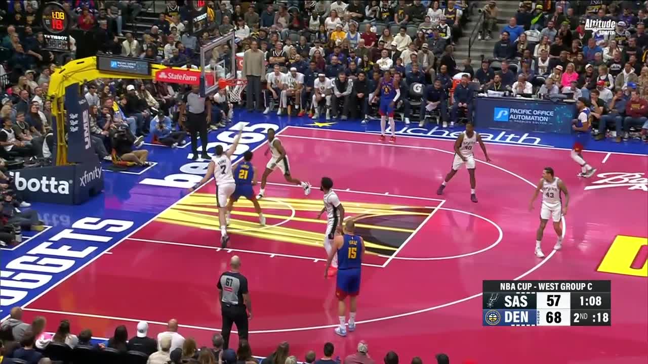 Watch [Highlight] Jokic drops a behind the back pass to Spencer Jones for the lay in | Streamable
