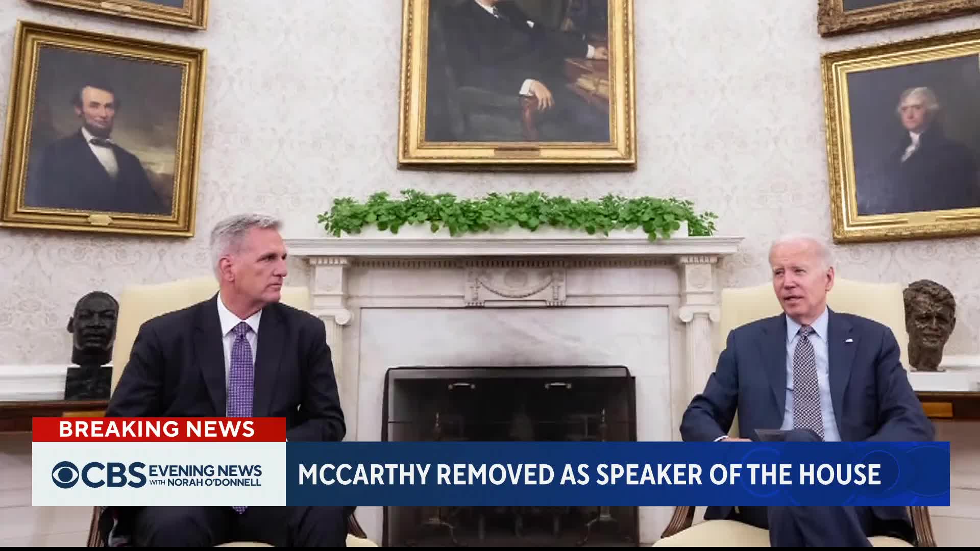 Kevin McCarthy ousted as House speaker