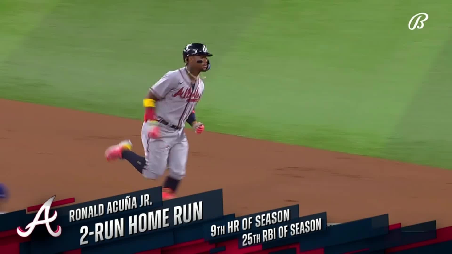 Watch Ronald Acuña Jr. hits his second home run in as many days to give ...