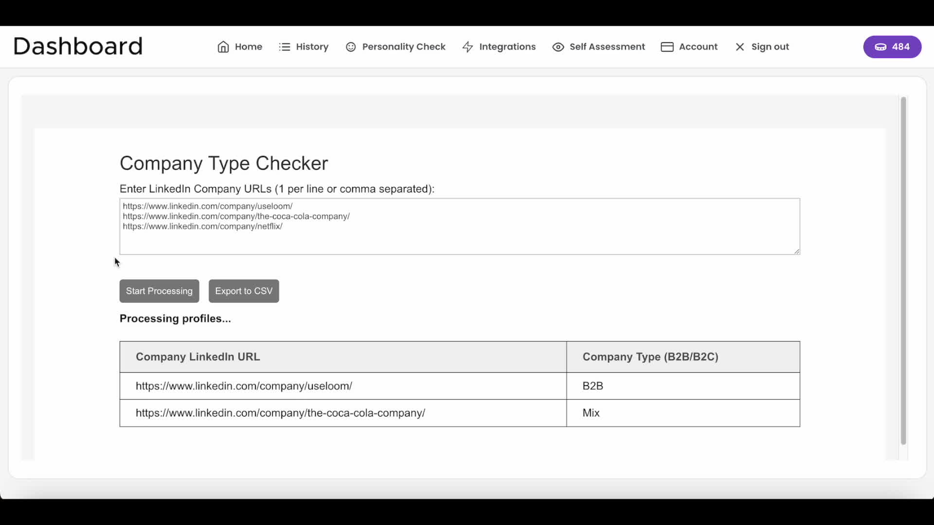 Watch Company Type Checker Demo | Streamable