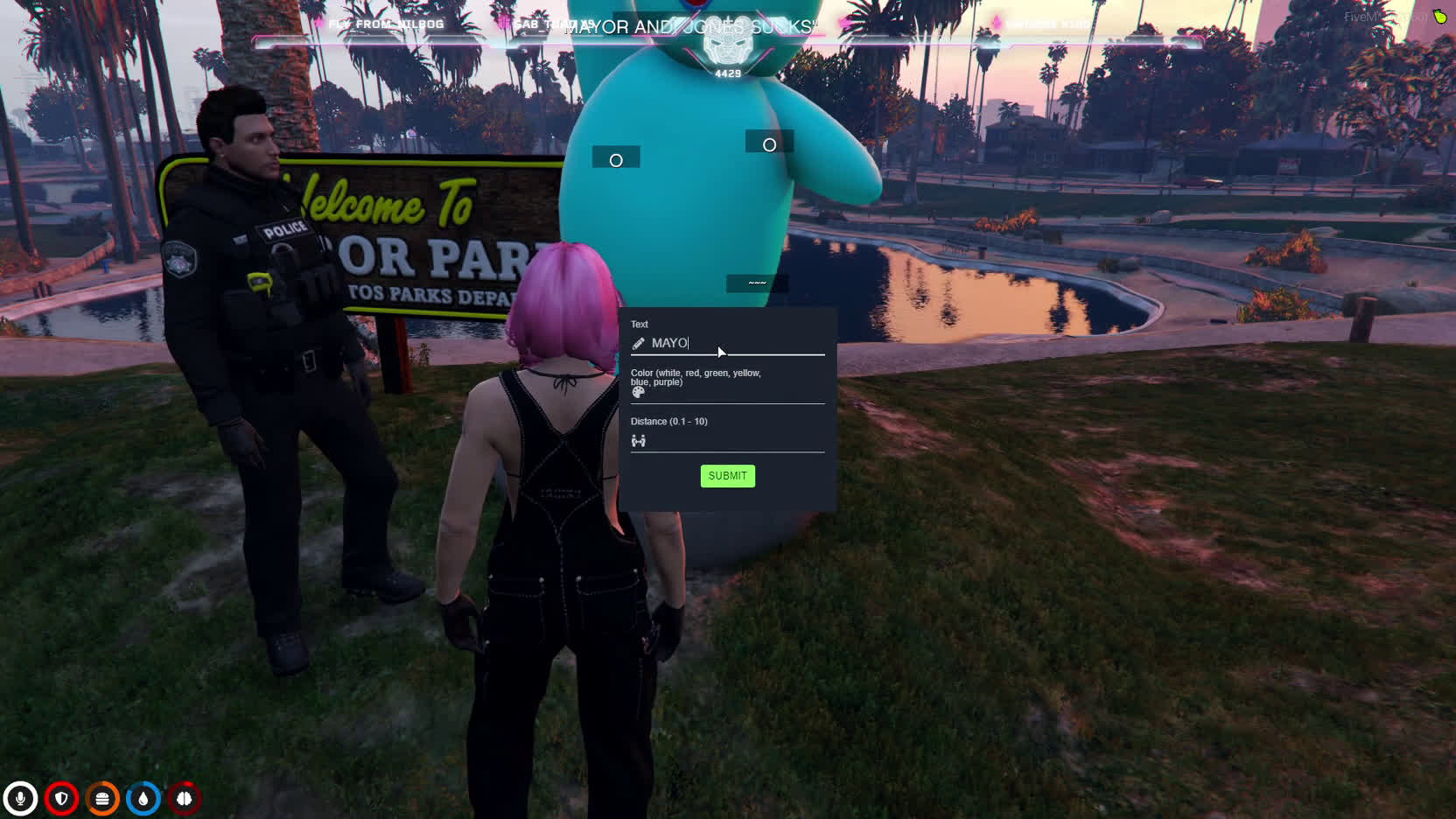 Erin and Kyle vandalize ants statue - Clip from https://www.twitch.tv ...