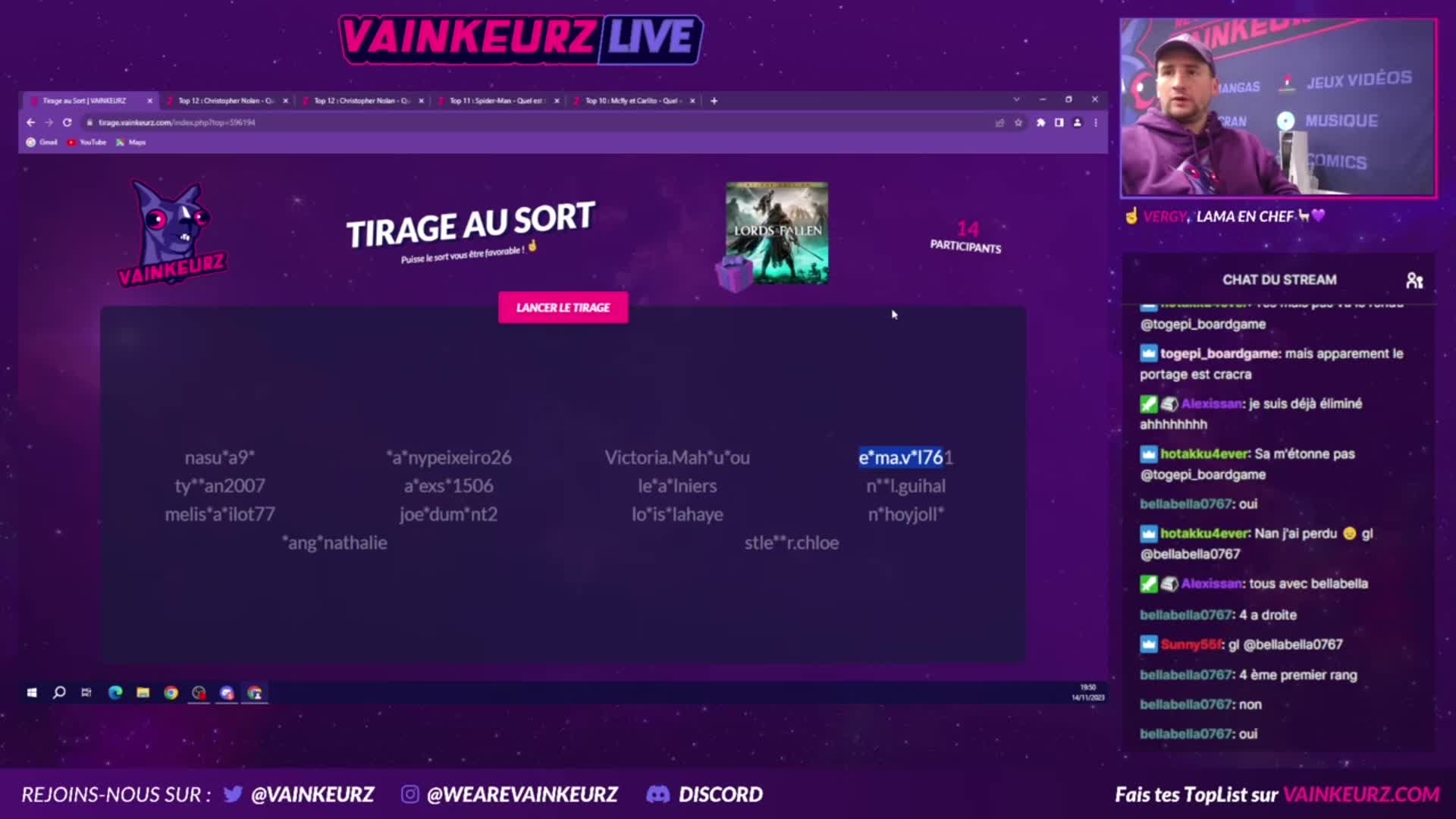 Watch Tirage au sort de Lords of the Fallen | Streamable