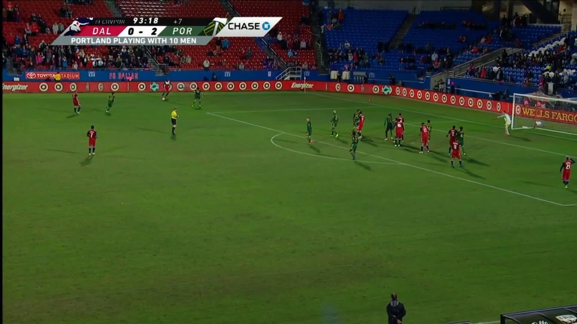 FC Dallas [1]-2 Portland Timbers - Matt Hedges 90'+4'