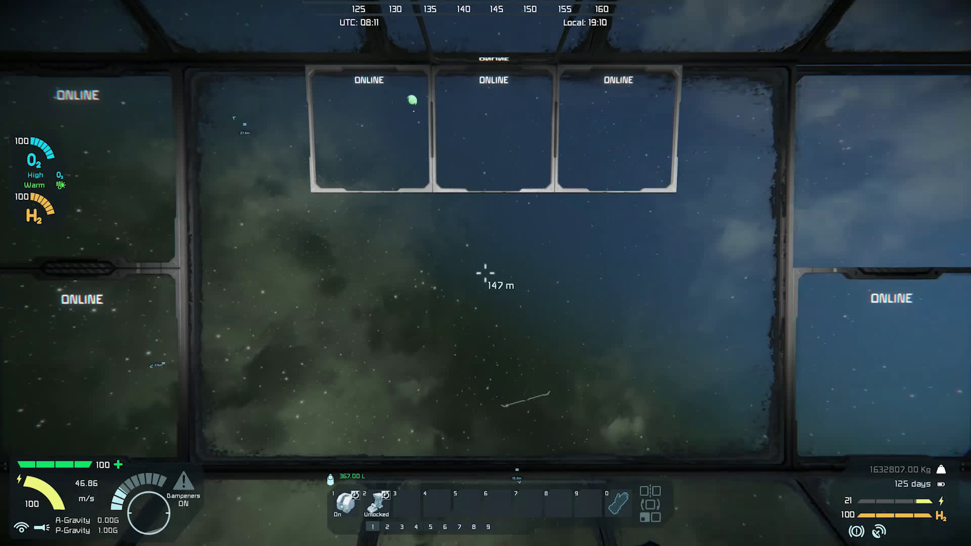 Seat Gimbal Flight Test