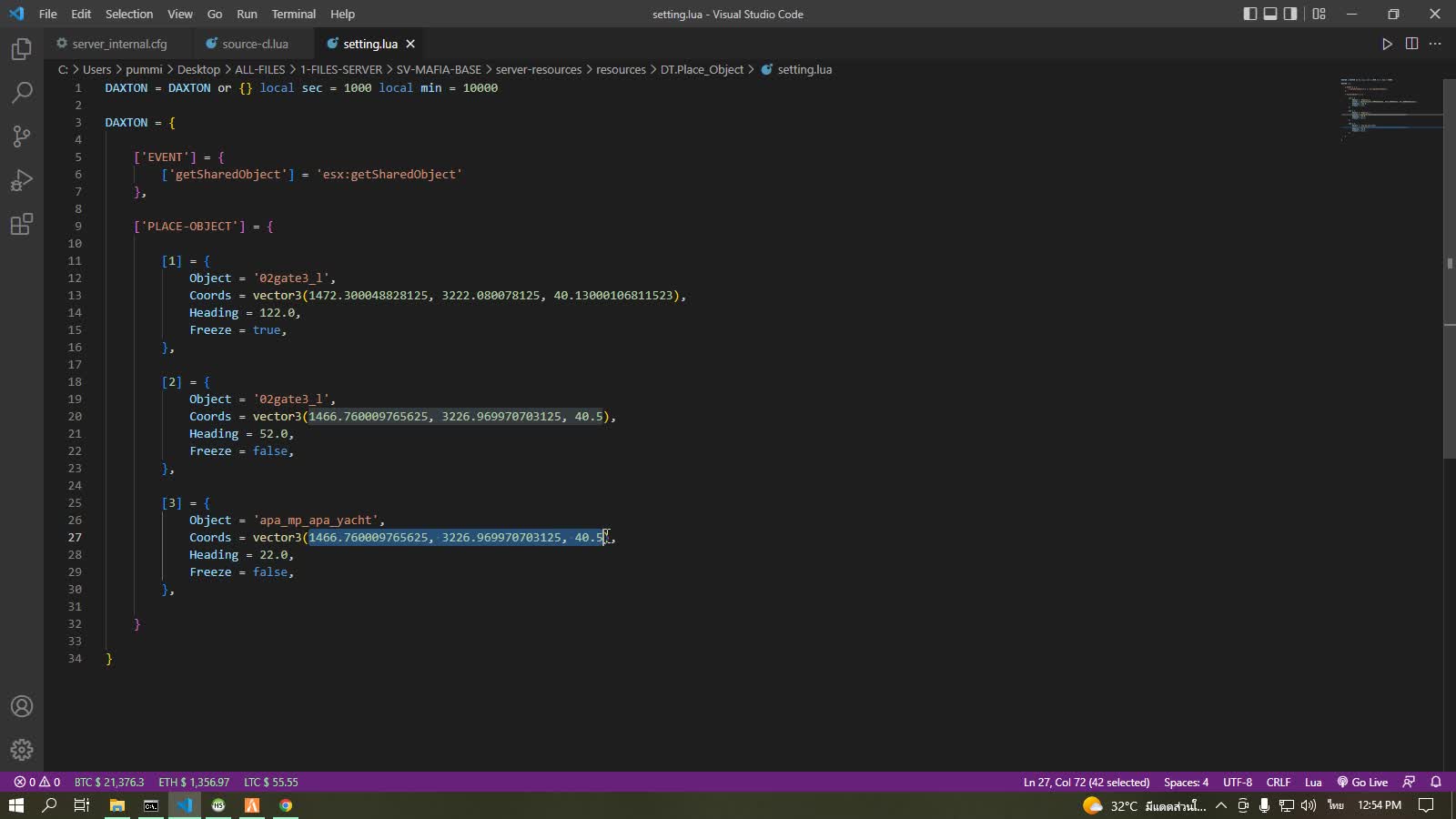PLACE OBJECT | FIVEM