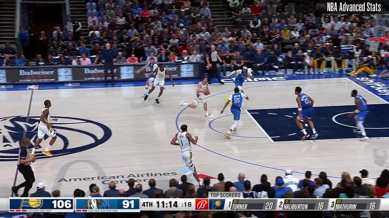 Watch ben shappard corner 3 luka blown up on a screen | Streamable