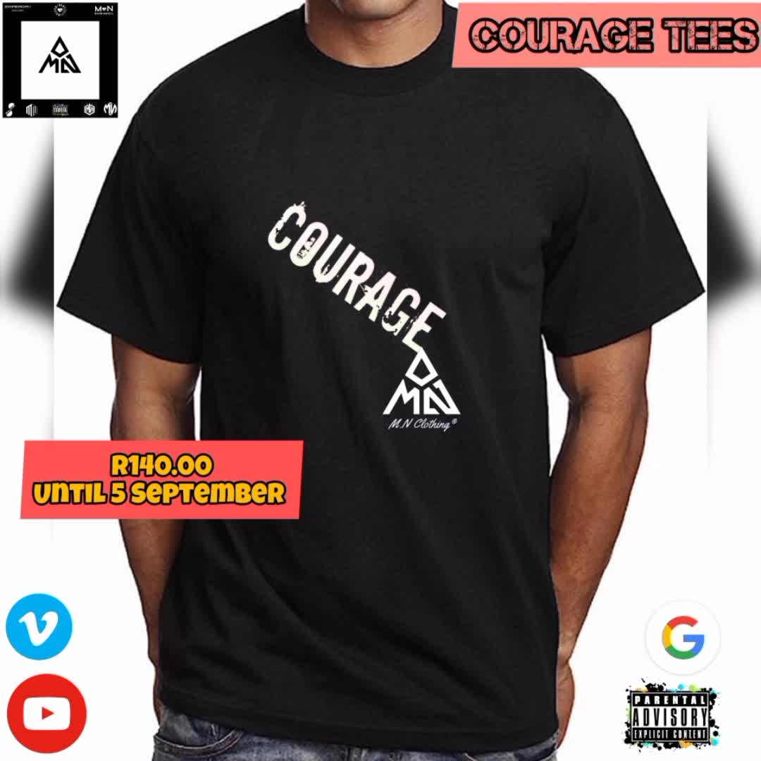 COURAGE EDITION//M.N CLOTHING APPAREL🇿🇦