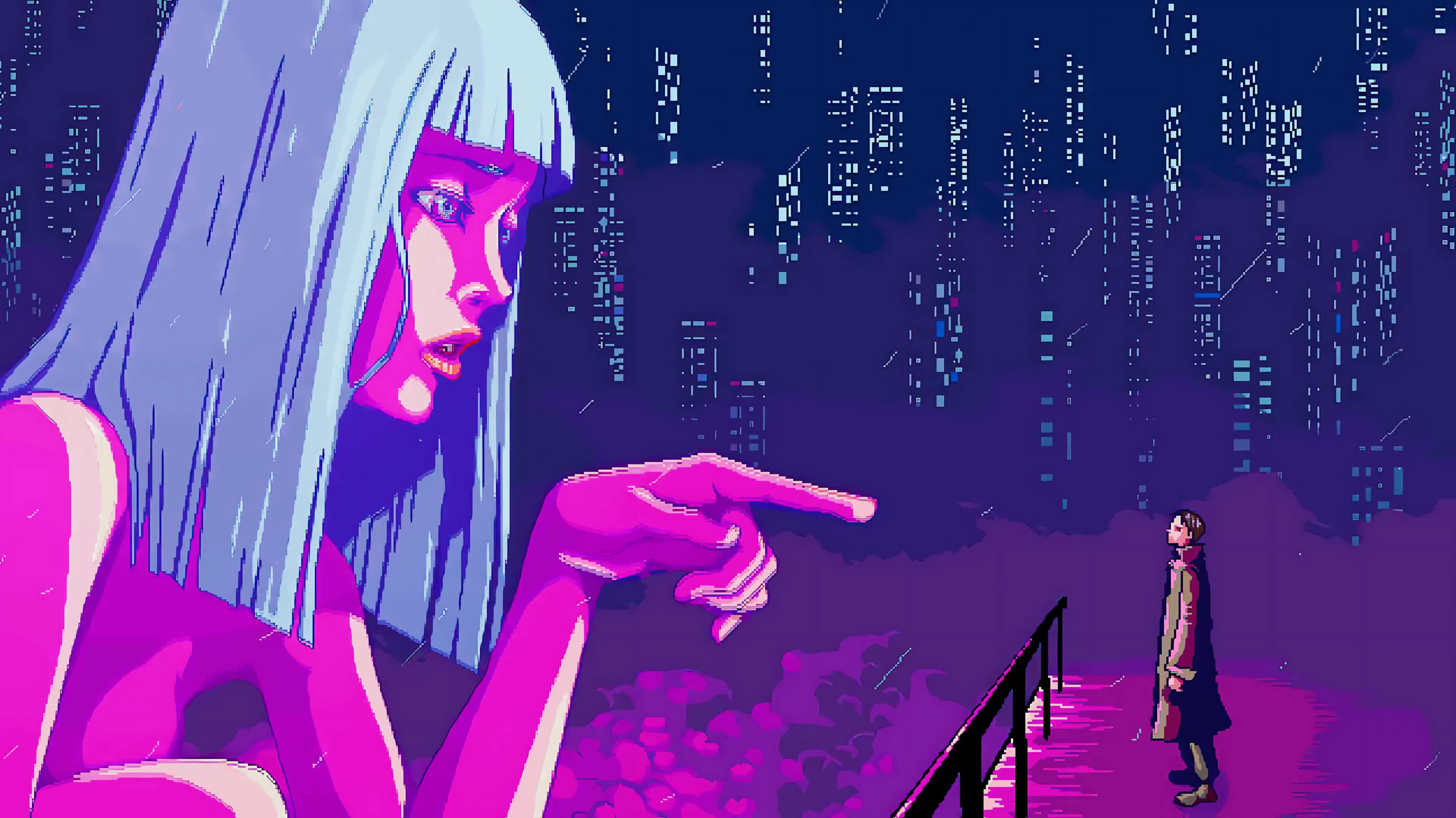 Watch Pixel Blade Runner Live Wallpaper | Streamable