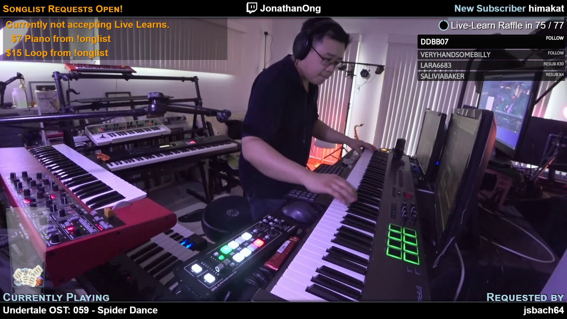 Undertale - Spider Dance (Jonathan Ong)