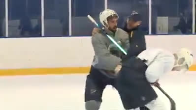 ICYMI Blues teammates get into fight during practice - NHL N