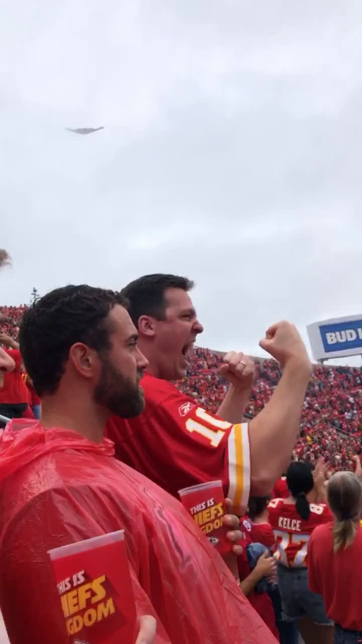 Chiefs Ravens flyover