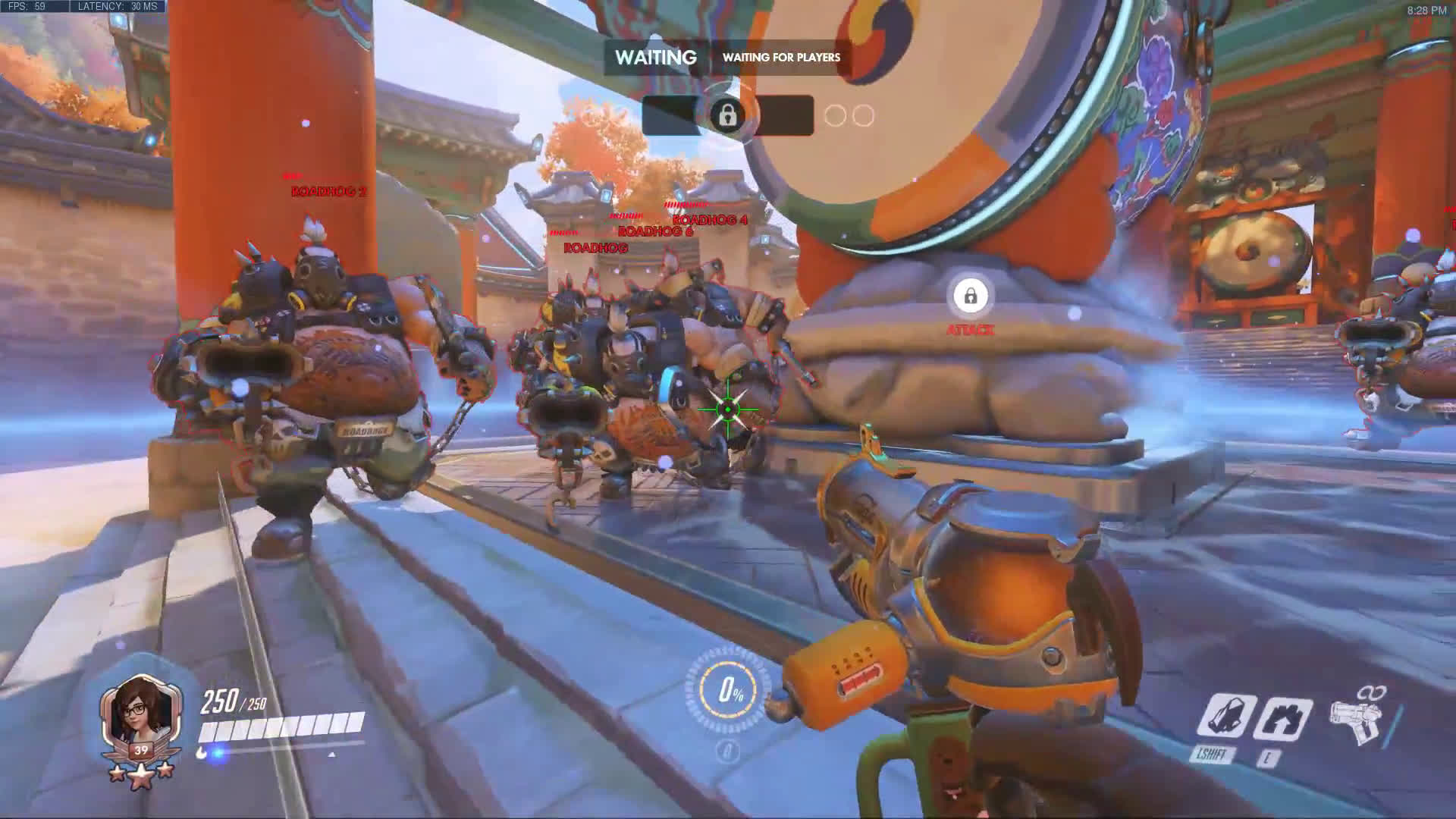 Freezing through turtle