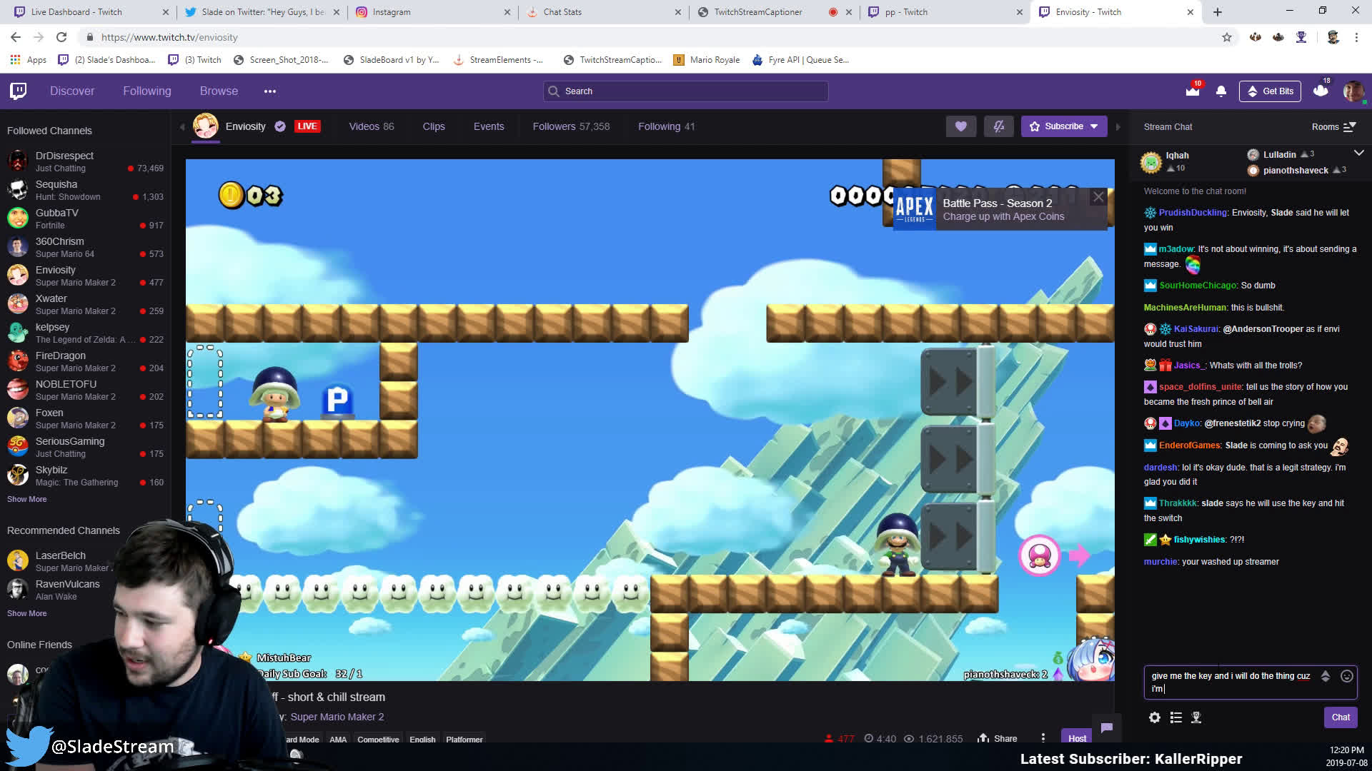 SMM2 streamer stalls multiplayer game then runs ads when people go to ...