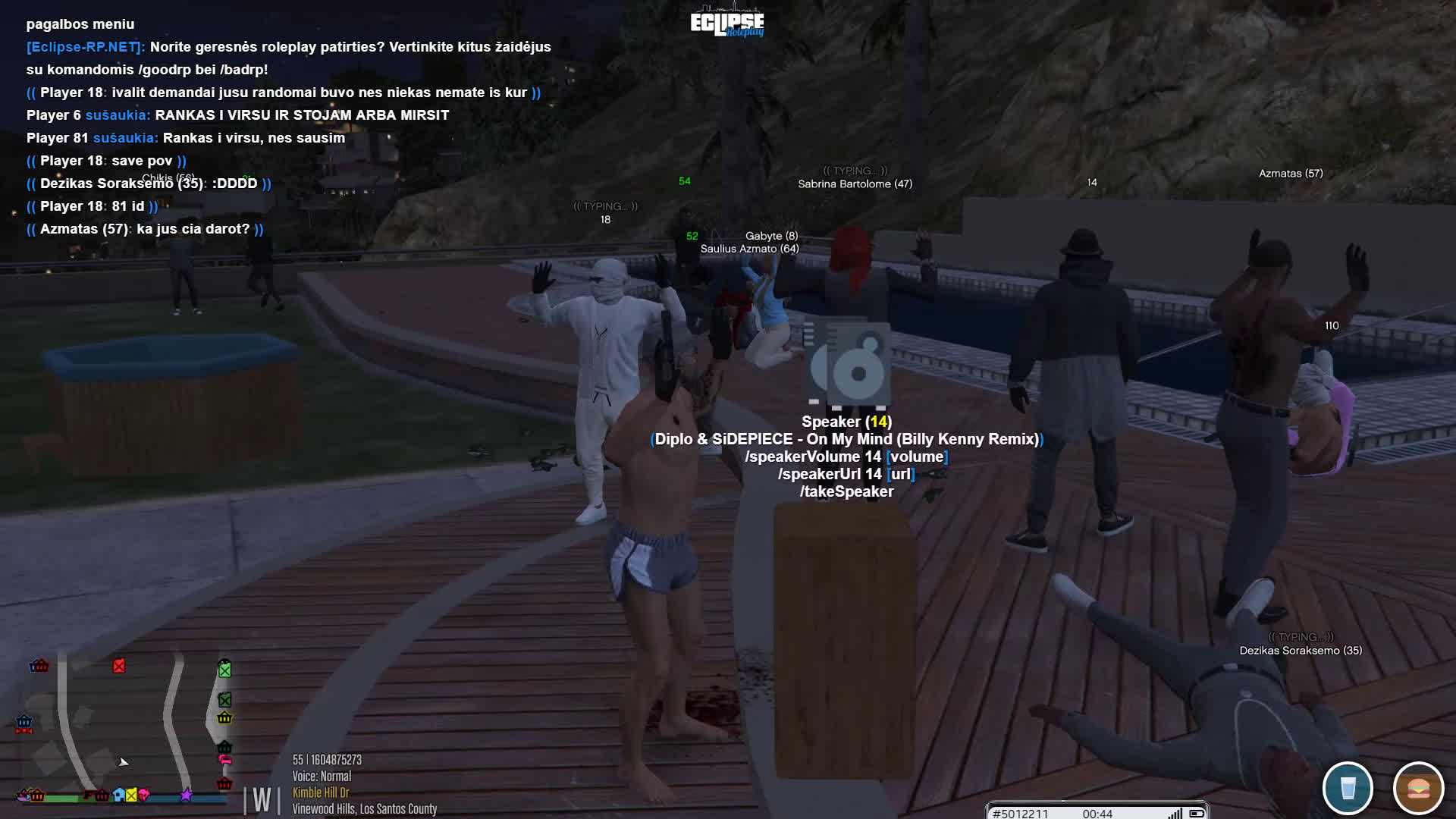 House party RP Non RP rob DM