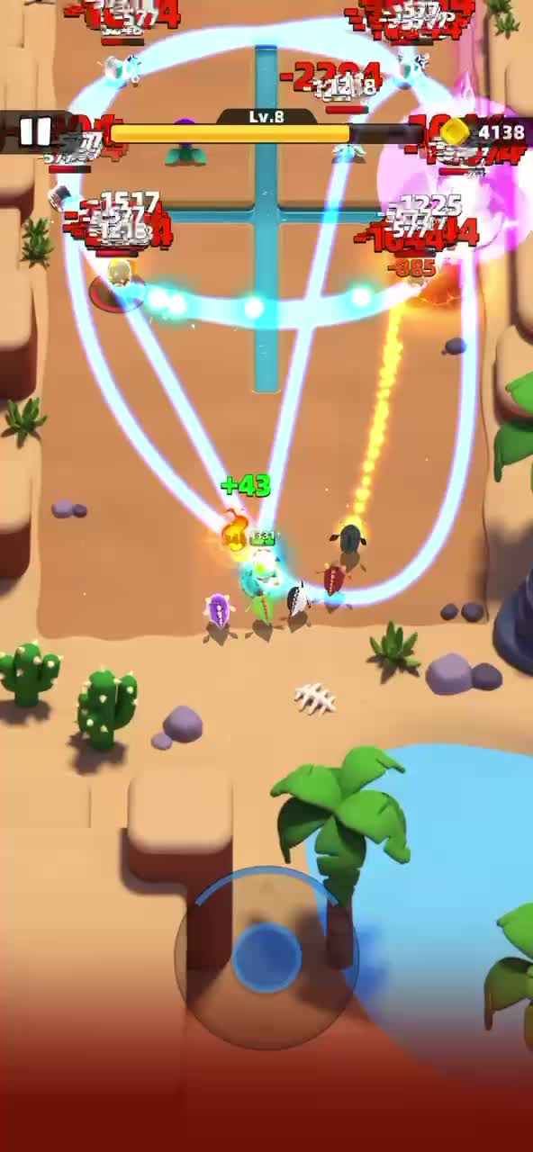 Watch Archero 2 - Chapter 18 - Staff Gameplay - Front Arrow + Diagonal + Ricochet + Tracking ...