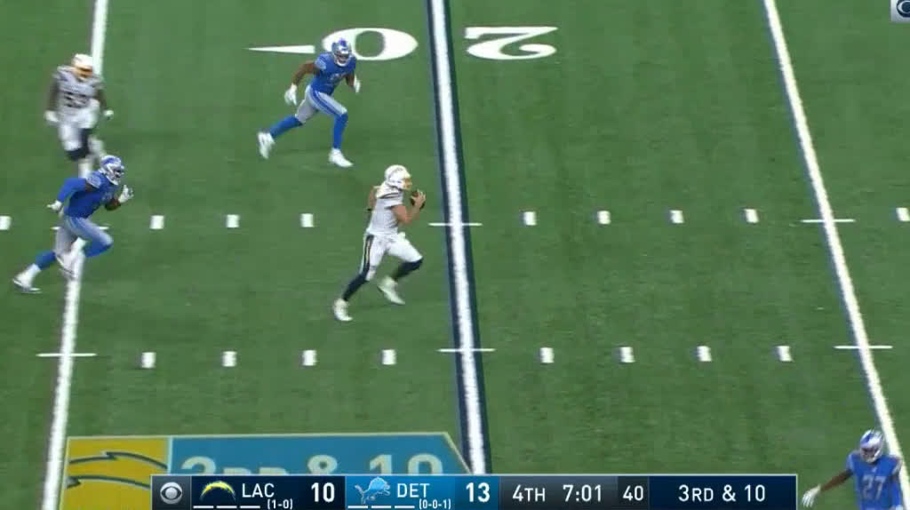 Week 2 2019 - Philip Rivers third-down scramble