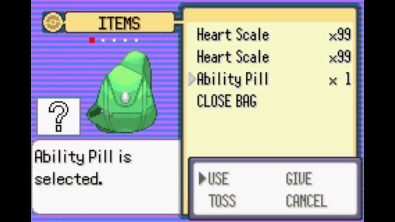 Ability Capsule - pokeemerald