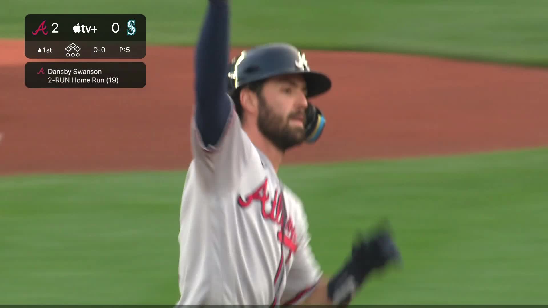 Dansby Swanson gives the Braves an early lead with a 2-run shot to ...