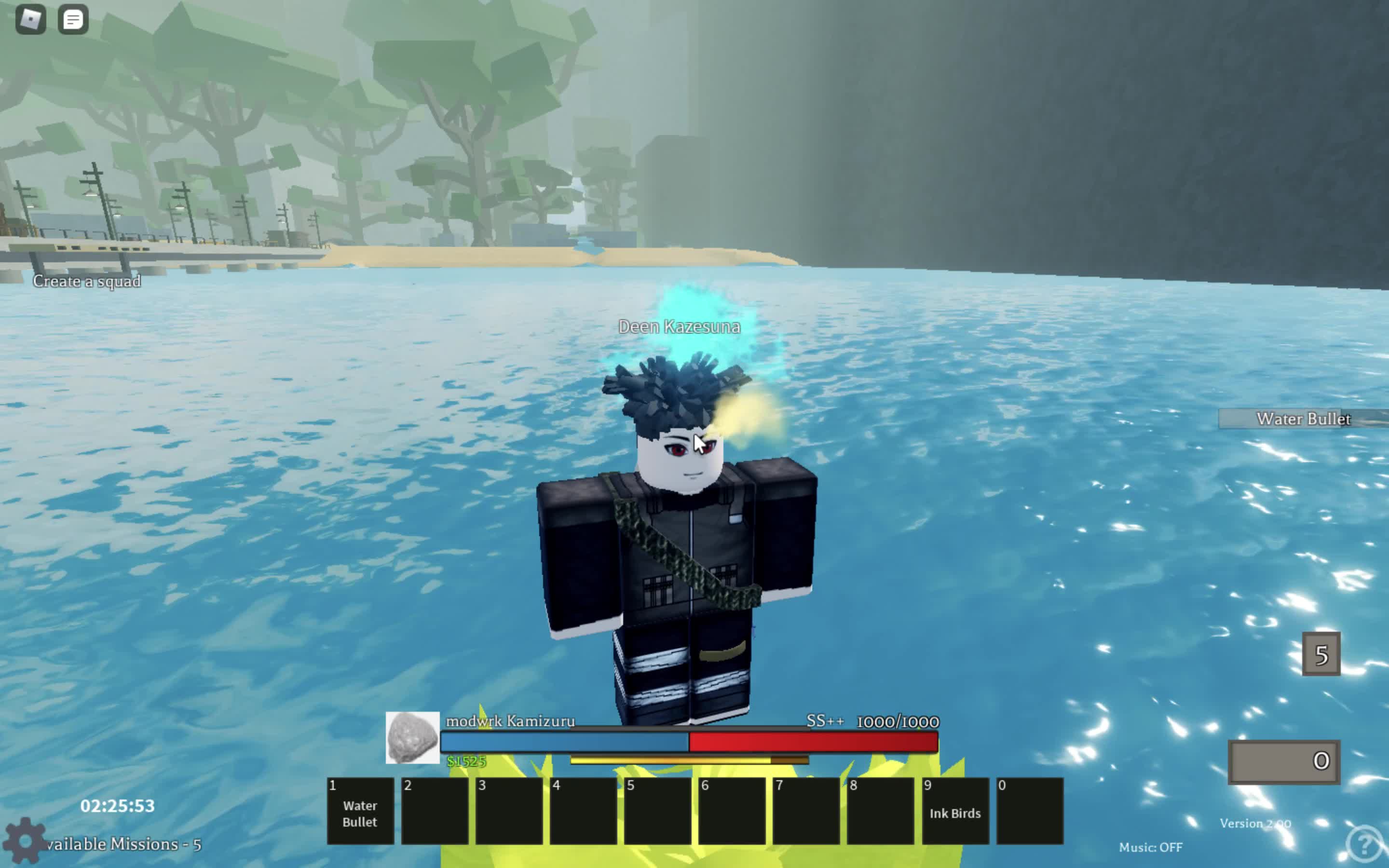 Water Bullet - Water Skilltree