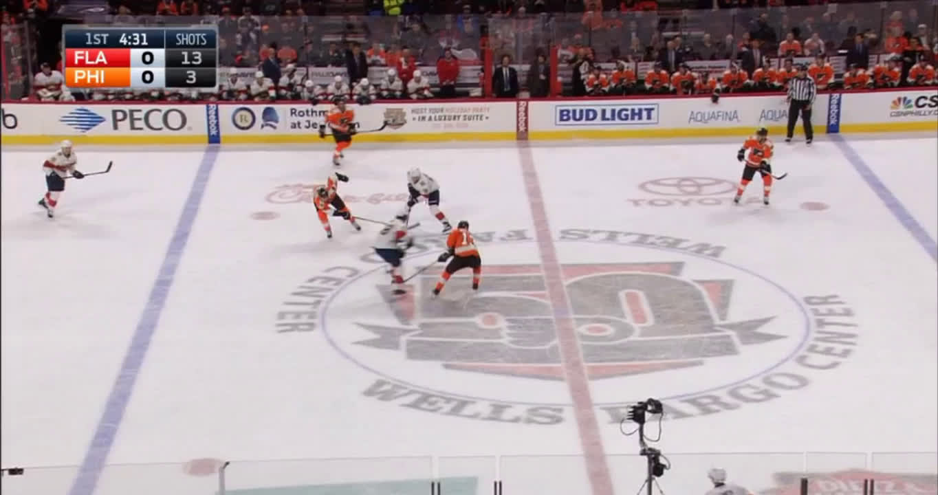 Barkov Goal vs Philadelphia (1-0)