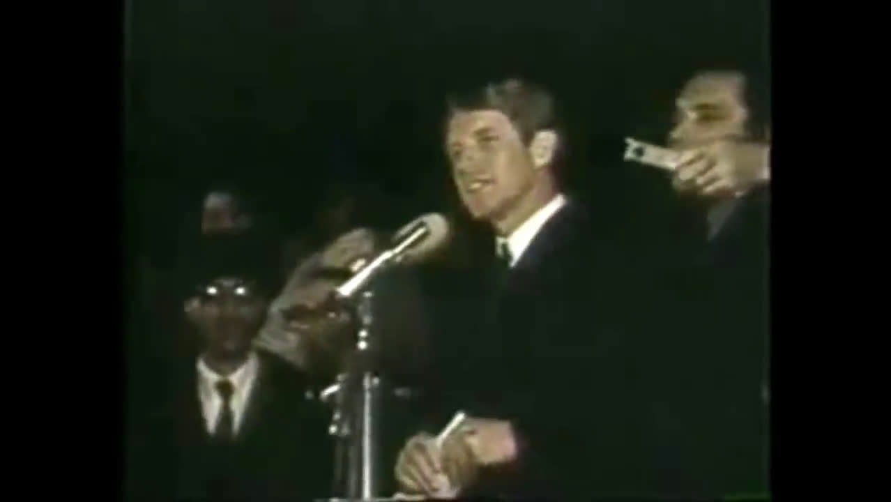 Robert F Kennedy Announcing The Death Of Martin Luther King