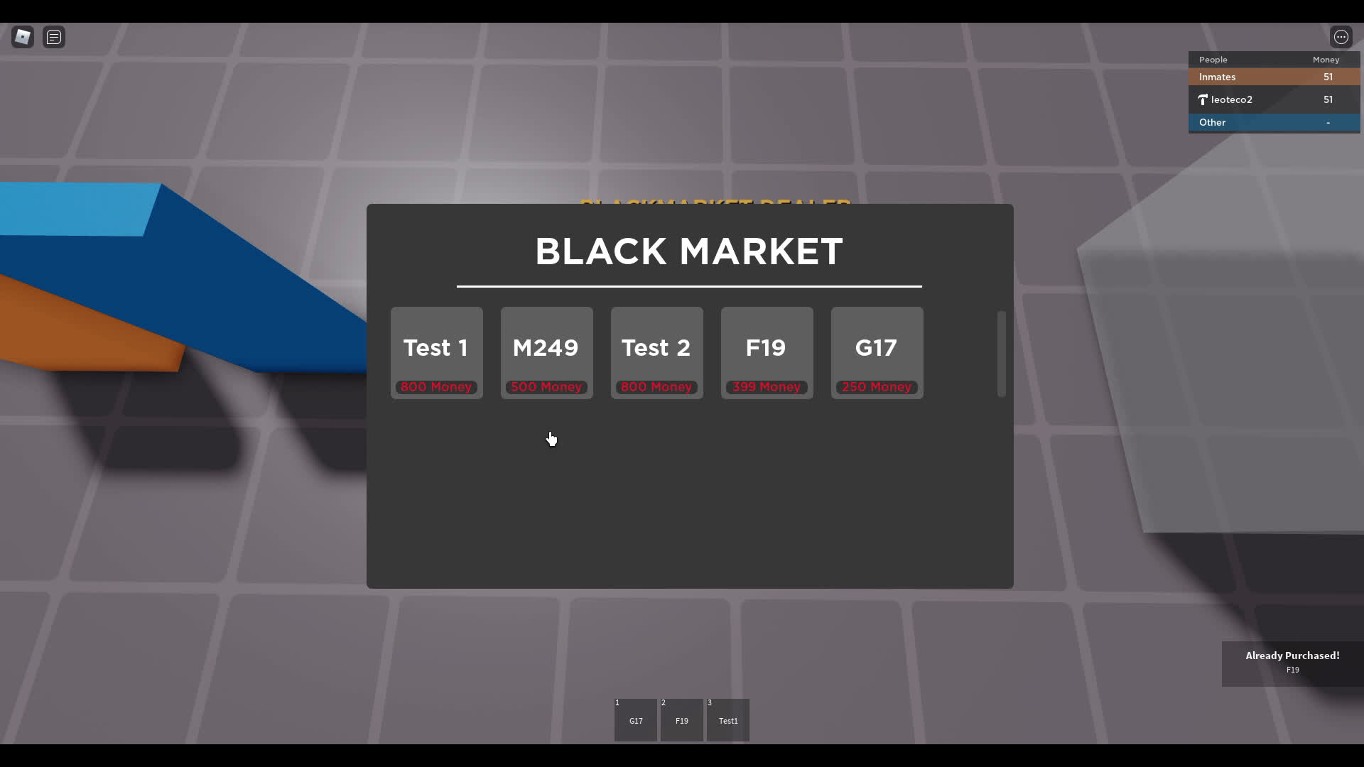 Black Market System - Zero